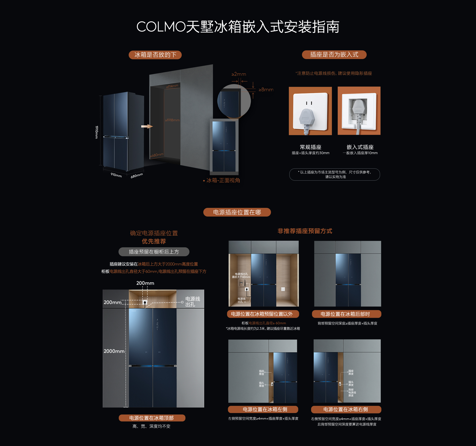 COLMO EVOLUTION 天墅冰箱615